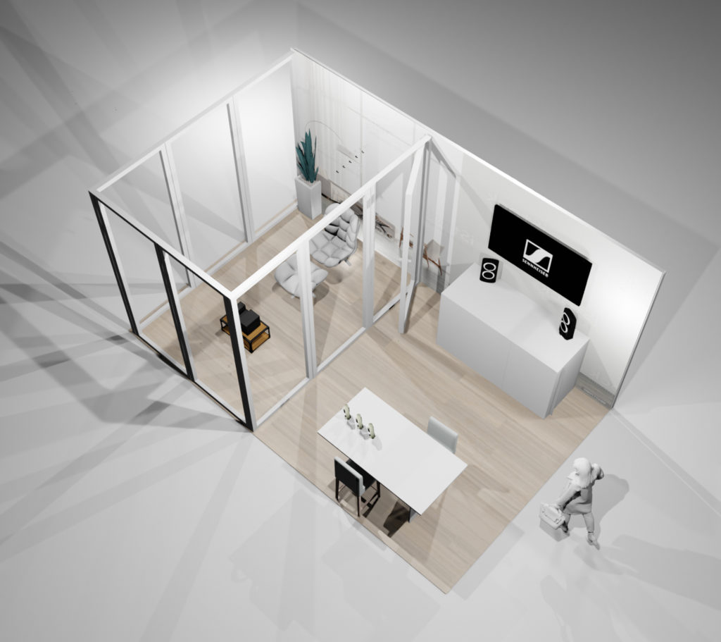 Pre Assembled Custom Designed Stands In Paris S Com Services